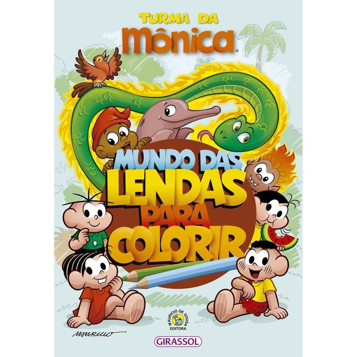 Turma Da Monica Para Colorir